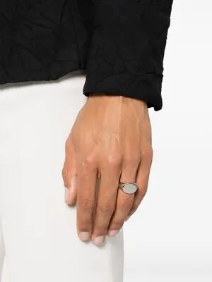 Tom Wood Ivy Polished Signet Ring