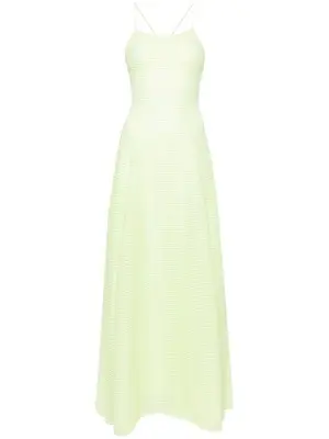 Emporio Armani Ribbed Knit Maxi Dress