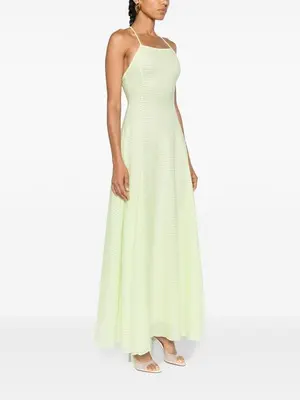 Emporio Armani Ribbed Knit Maxi Dress