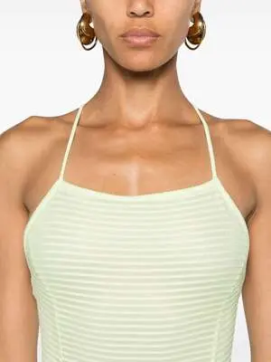 Emporio Armani Ribbed Knit Maxi Dress