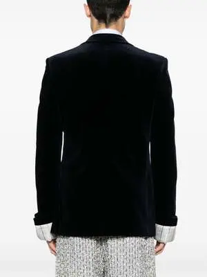 Gucci Single-breasted Velvet Blazer