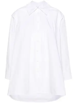 JIL SANDER Poplin Cotton Shirt - White