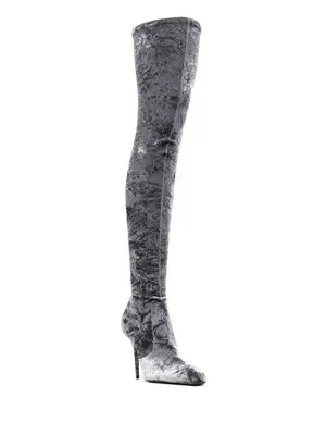 Saint Laurent Talia 110mm Thigh-high Boots