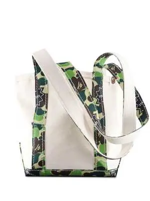 SAINT MXXXXXX X Bape Camouflage-print Tote Bag - White