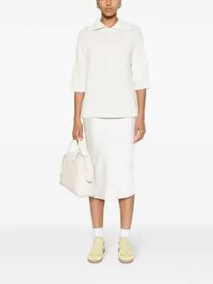 SAMSOE SAMSOE Agneta Satin Midi Skirt