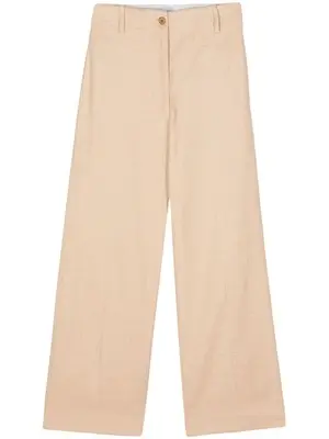 PATOU Bouclé Straight-leg Trousers
