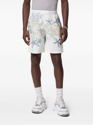 Versace Barocco Sea Cotton Shorts