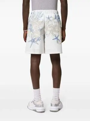 Versace Barocco Sea Cotton Shorts