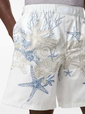 Versace Barocco Sea Cotton Shorts