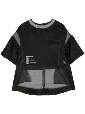 Undercover Tulle-panelled T-shirt