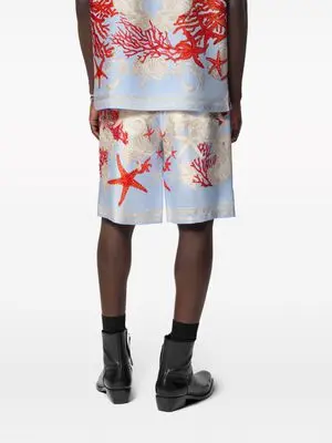 Versace Barocco Sea Silk Shorts