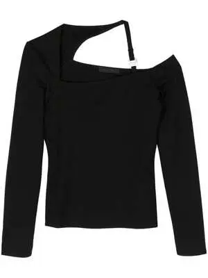HELIOT EMIL Open-shoulder Long-sleeve Top