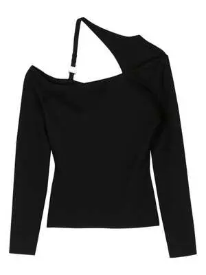 HELIOT EMIL Open-shoulder Long-sleeve Top