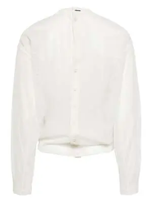 SYSTEM Semi-sheer Jersey Top