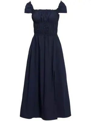 Altuzarra Lily Cotton Midi Dress - Blue