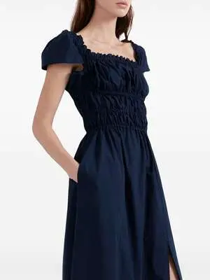 Altuzarra Lily Cotton Midi Dress - Blue