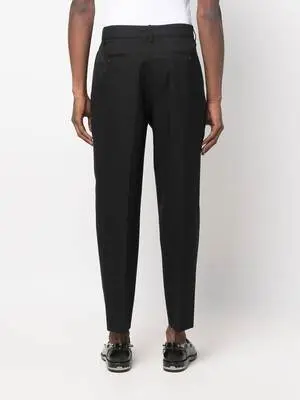Saint Laurent Wool Tapered Trousers