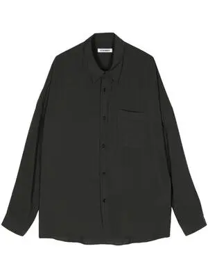 Attachment Chest-pocket Long-sleeve Shirt