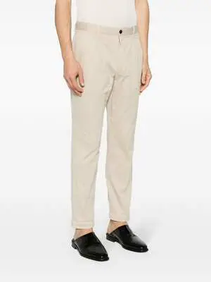 Incotex Tapered-leg Cotton Chino Trousers - Neutrals