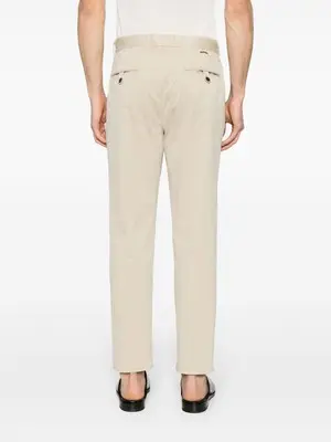 Incotex Tapered-leg Cotton Chino Trousers - Neutrals