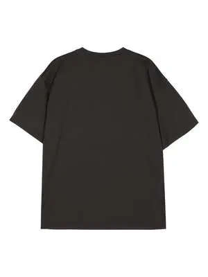 Attachment Crew-neck Cotton T-shirt