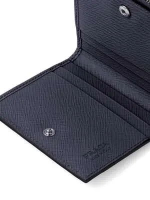 Prada Small Saffiano Leather Wallet - Blue