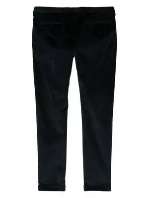 Paul Smith Mid-rise Tapered Trousers - Blue