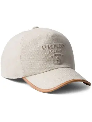 Prada Logo-embossed Cap