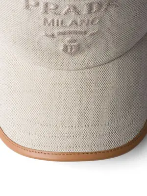 Prada Logo-embossed Cap