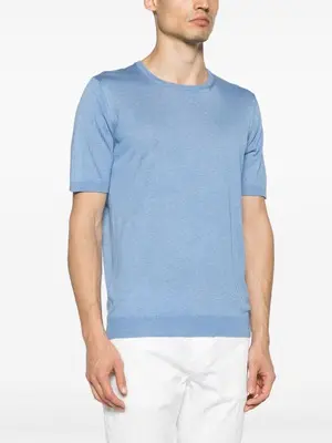 BARBA NAPOLI Fine-knit Silk T-shirt