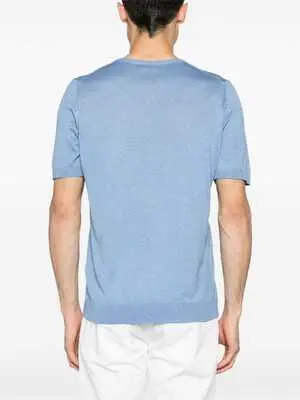BARBA NAPOLI Fine-knit Silk T-shirt