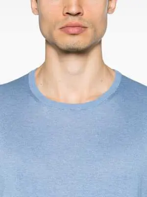 BARBA NAPOLI Fine-knit Silk T-shirt