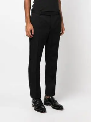 Saint Laurent Straight-leg Tailored Trousers - Black