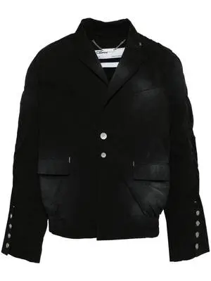 C2H4 Faded-effect Blazer