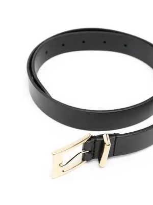 Isabel Marant Ilirya Leather Belt - Black