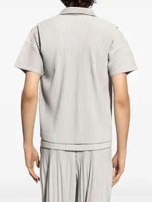 Issey Miyake Pleated Vest - Grey