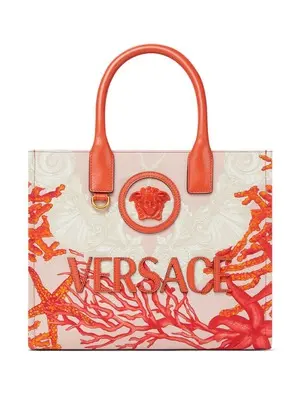 Versace Versace La Medusa Barocco Sea Tote Bag Neutrals