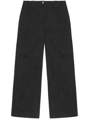 Ganni Straight Hem Pants For Women