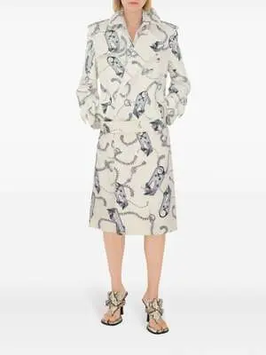Burberry Knight Hardware Tricotine Trench Coat