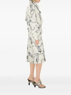 Burberry Knight Hardware Tricotine Trench Coat
