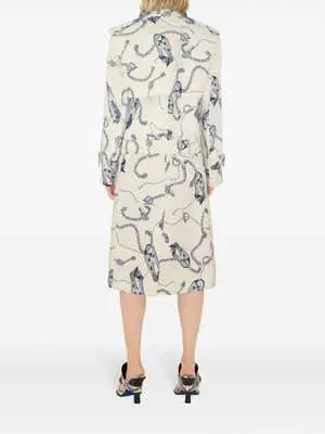 Burberry Knight Hardware Tricotine Trench Coat