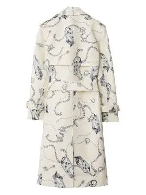 Burberry Knight Hardware Tricotine Trench Coat