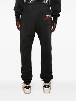 SAINT MXXXXXX Logo-print Cotton Track Pants