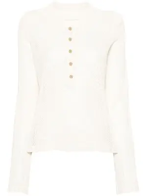 Zadig&Voltaire Salmyr Wings Cotton Jumper - Neutrals
