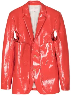 WALTER VAN BEIRENDONCK Star Cut-out Blazer