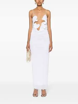 Christopher Esber Moulded Venus Maxi Dress - White