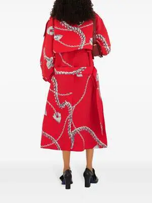 Burberry Shield Hardware Taffeta Trench Coat