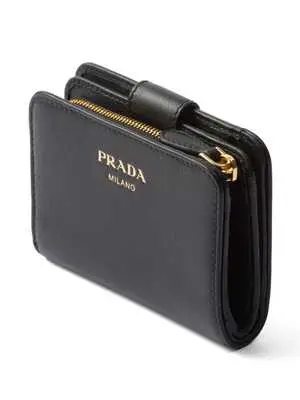 Prada Bi-fold Leather Wallet
