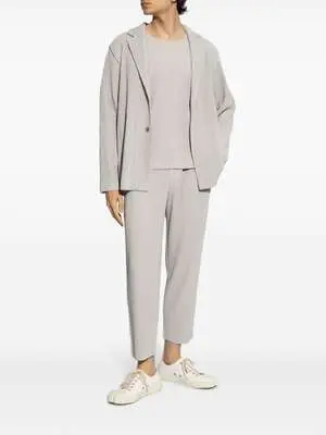 Issey Miyake Pleated Short-sleeve T-shirt - Grey