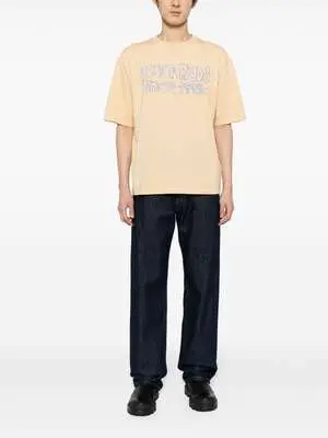 Dsquared2 Logo-print Cotton T-shirt - Yellow